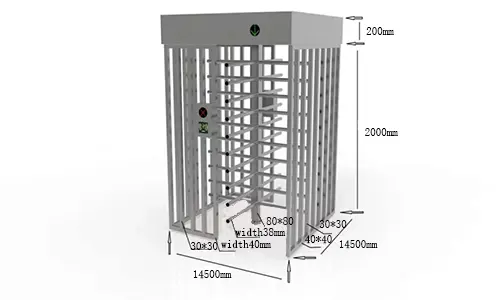 Full Height Turnstile - QIGONG-Boom Barrier, Turnstile Gate, Automatic ...